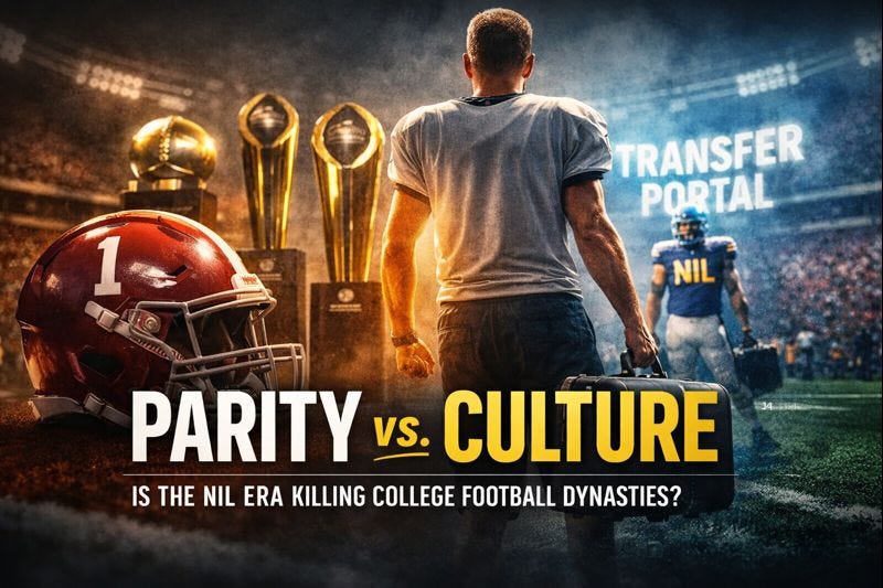 Parity vs. Culture: Is the NIL Era Killing College Football Dynasties ...