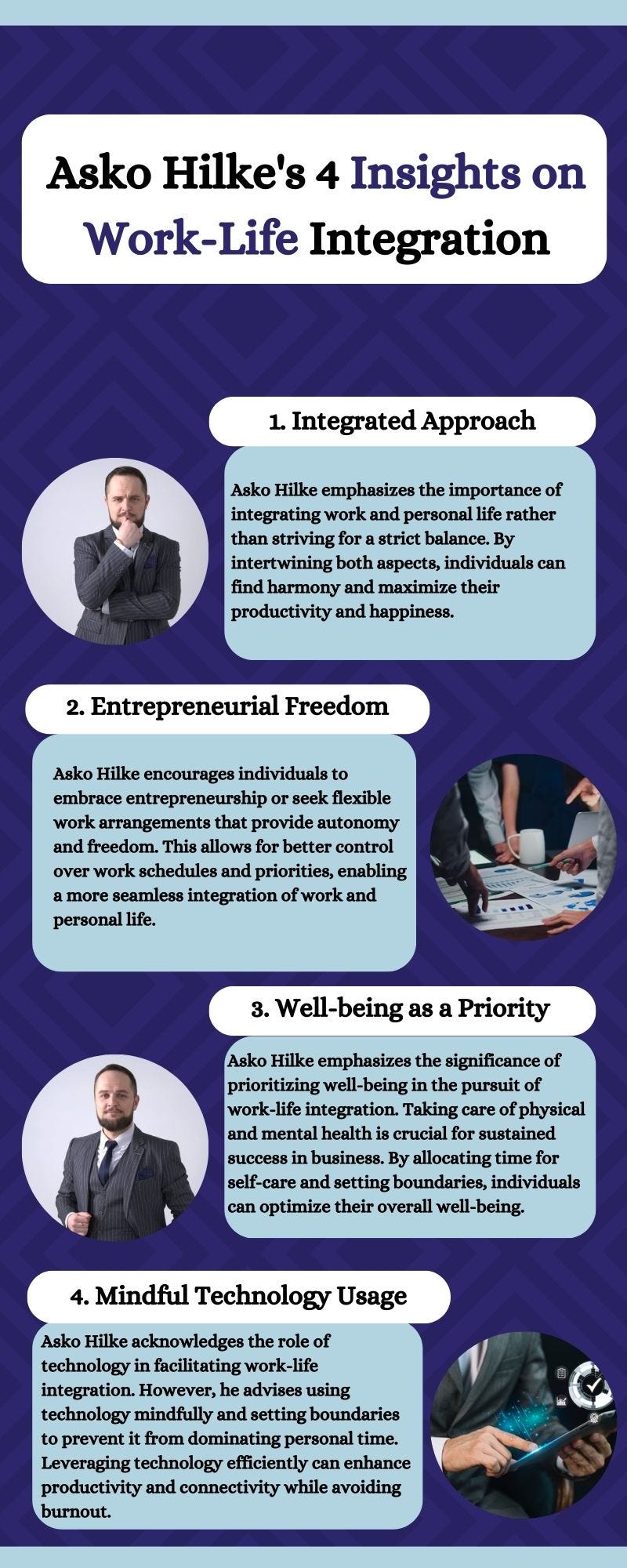 Asko Hilke’s 4 Insights on Work-Life Integration - askohilke - Medium