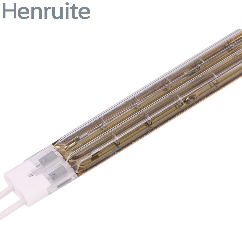New type infrared twin tube halogen heater lamp short wave emitter ...