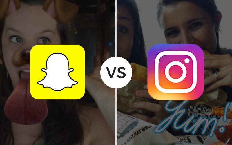Team Instagram vs. Team Snapchat. A 5 minute read by Allie Blinder ...