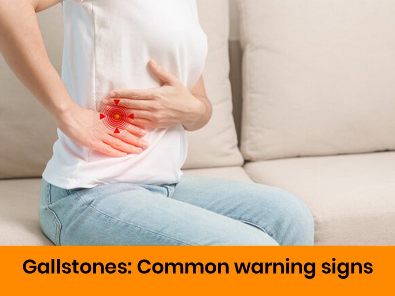 Gallstones: Common warning signs. Gallstones are hardened deposits of ...