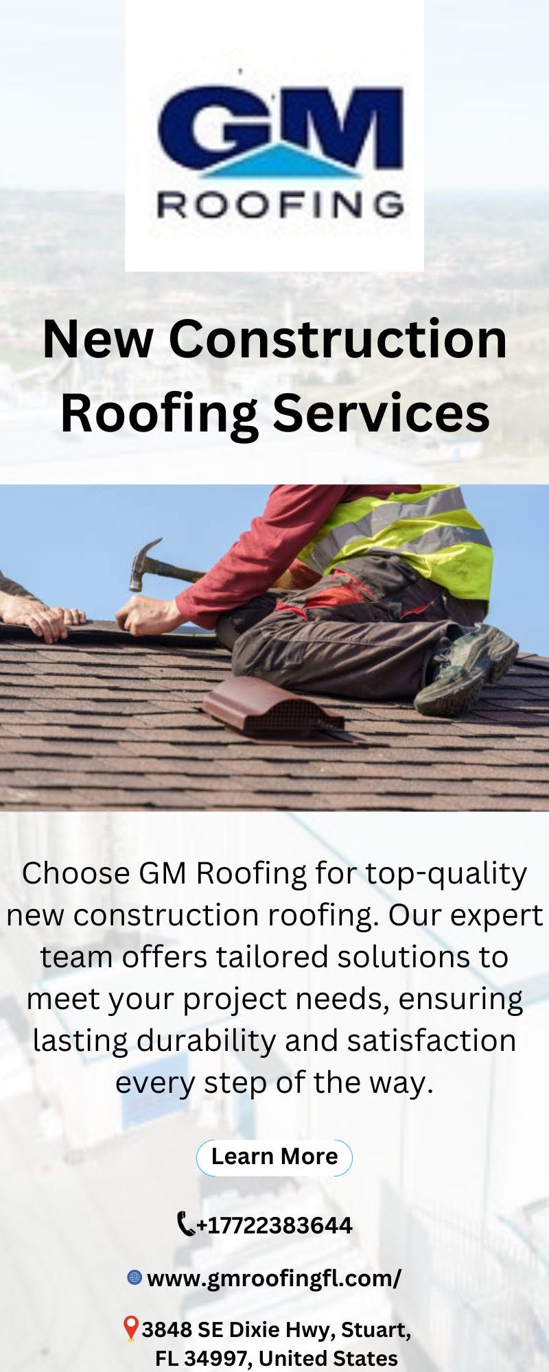 Top Quality New Construction Roofing Services At GM Roofing ...