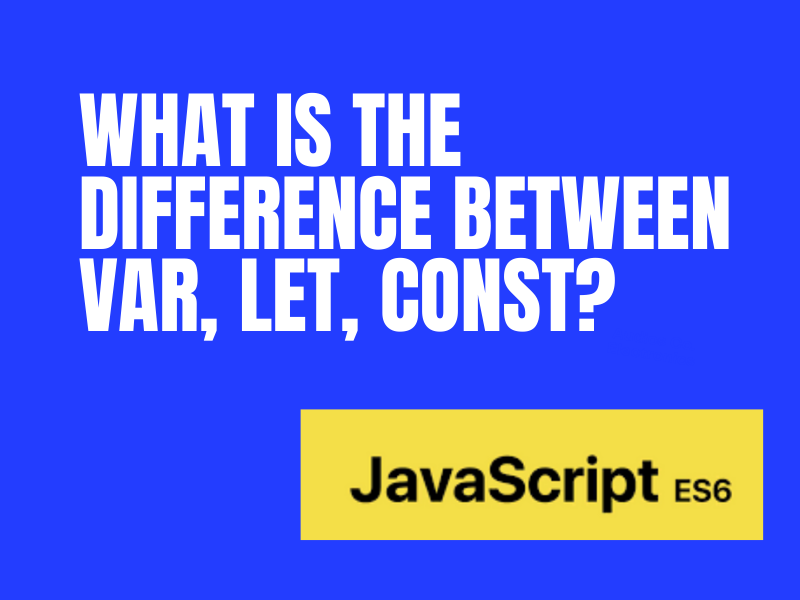 [JS] 輕鬆搞懂Var, Let, Const - Wendy Liang - Medium