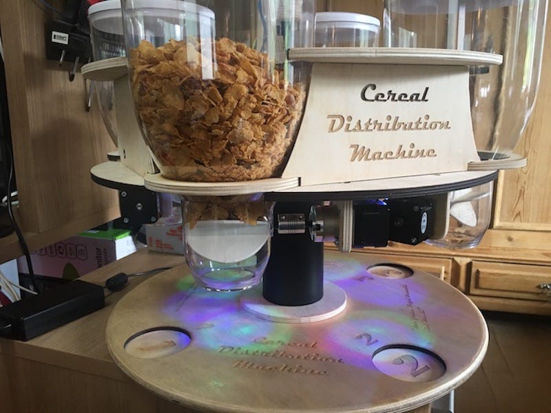 Cereal Distribution Machine Makes Your Breakfast Automatically | by ...