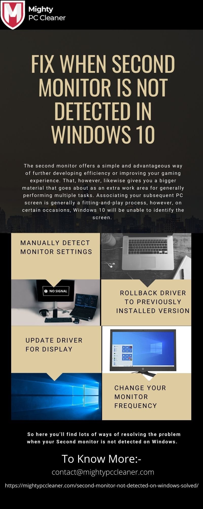 Second Monitor is not Detected on Windows what should we do? - Mighty ...