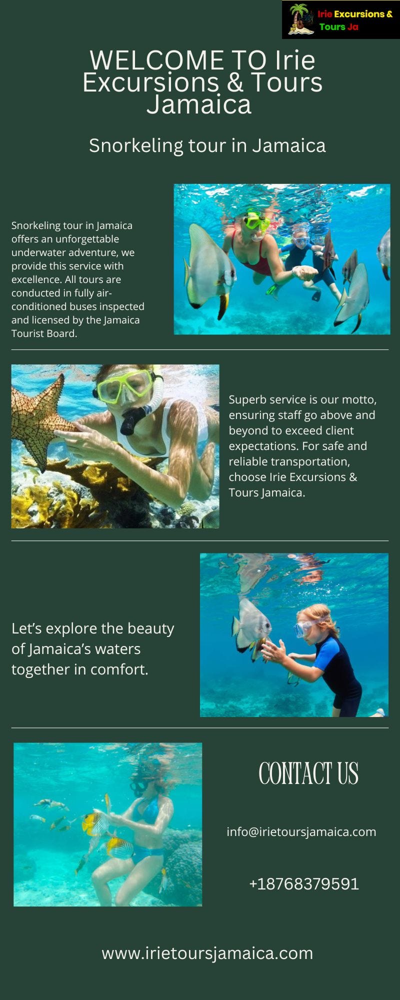 Snorkeling Tour in Jamaica with Irie Excursions & Tours Jamaica - Irie ...