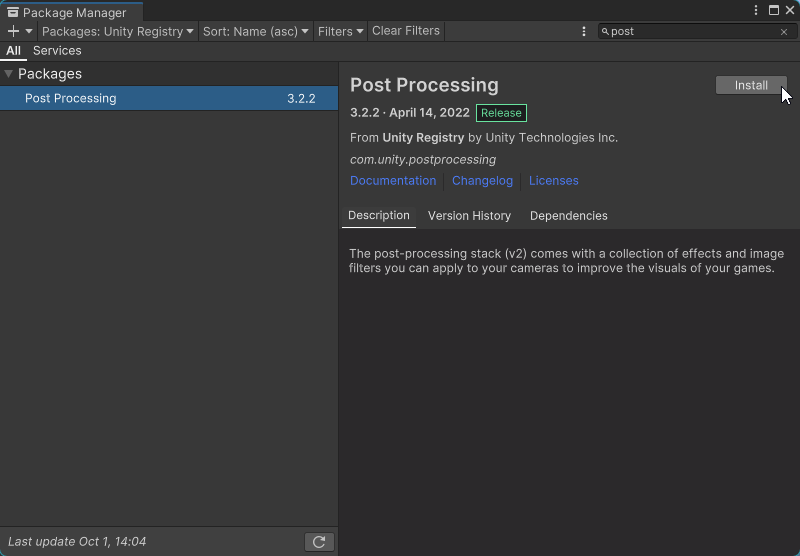 Day 95 How To Add Custom Post Processing Profiles To Individual Cameras By Simon Pham Medium