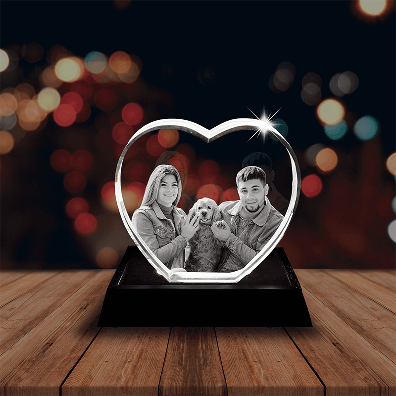 Keepsake 3D Photo Engraved Heart Crystal | by Mycrystalsonus | Medium