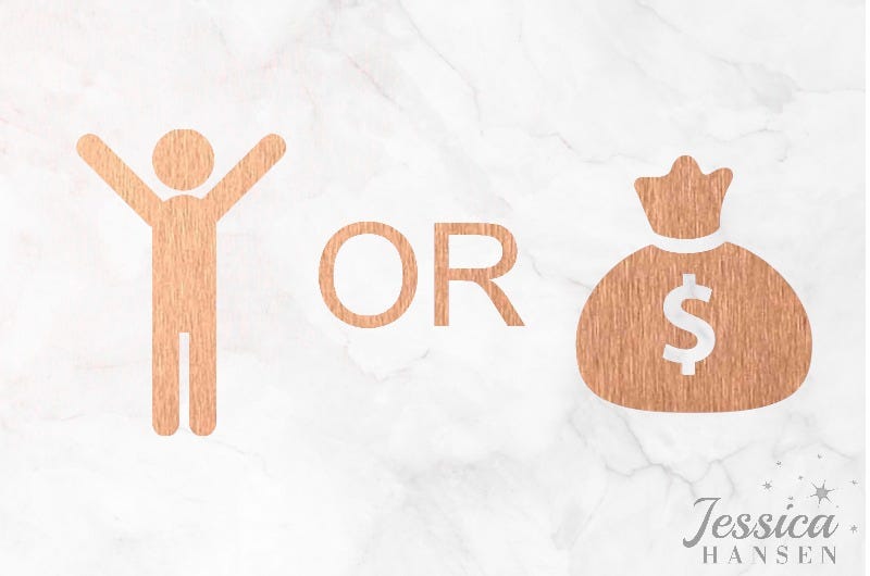 Money vs. People — What do you think? | by Jessica Hansen | Medium