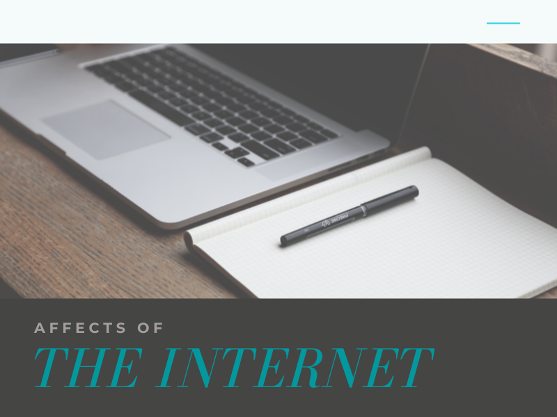 How the internet affects us strongly in both positive and negative ways ...