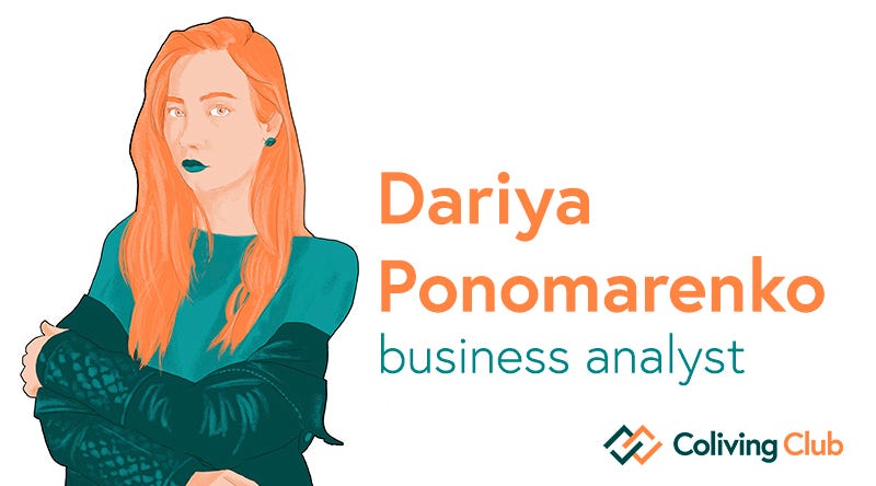 People behind Coliving Club: Dariya Ponomarenko | by Daria Chuiko ...