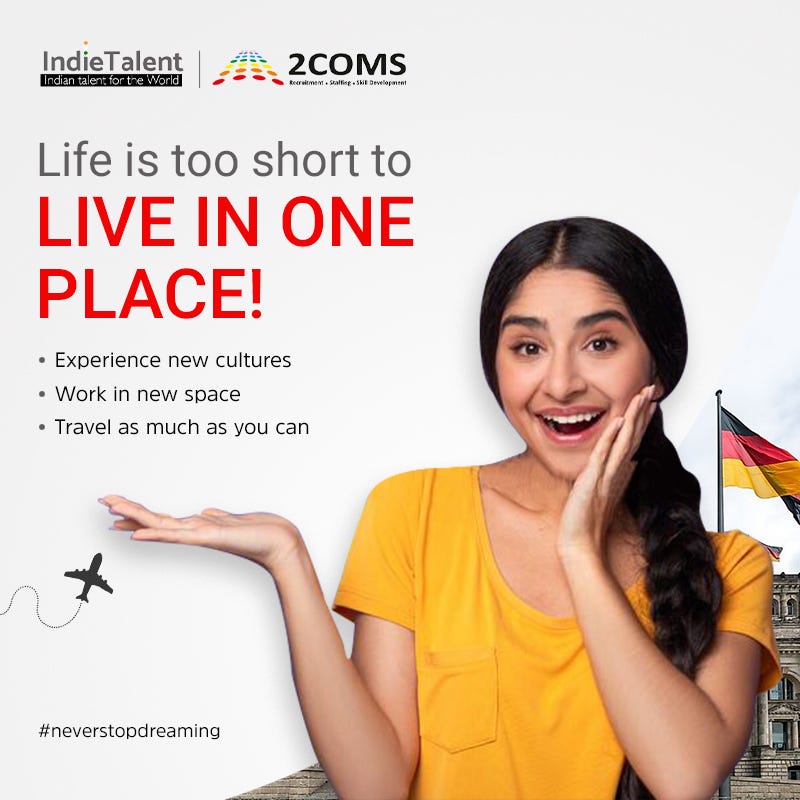 Make an international career with IndieTalent - 2COMS CAREER - Medium