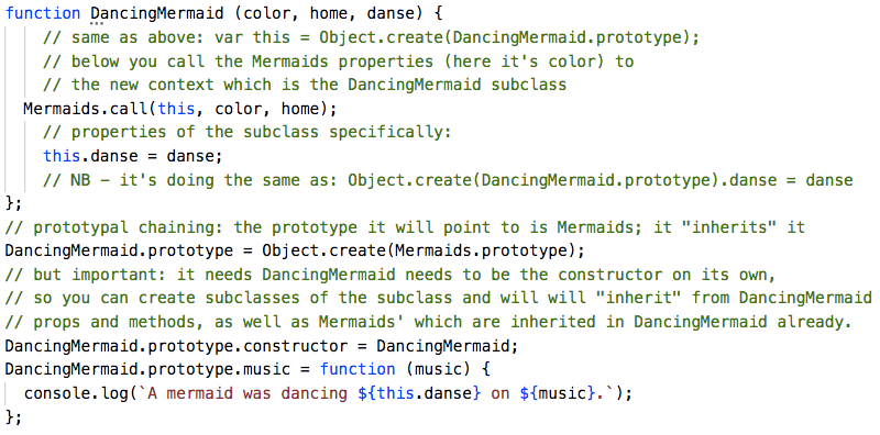 JavaScript Subclasses: 3 patterns (cheat sheet part 2) | by @yeahgirlscode | Medium