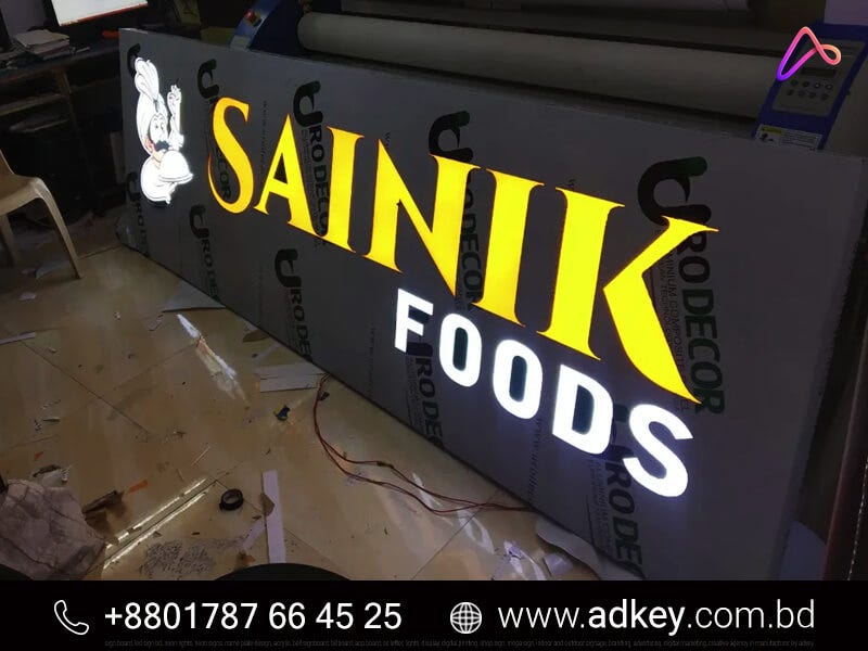 Acrylic LED Sign Board Advertising in Dhaka BD | by Name Plate ...
