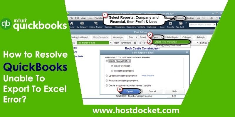 How to fix QuickBooks Unable to Export to Excel Error? | by Alice john ...