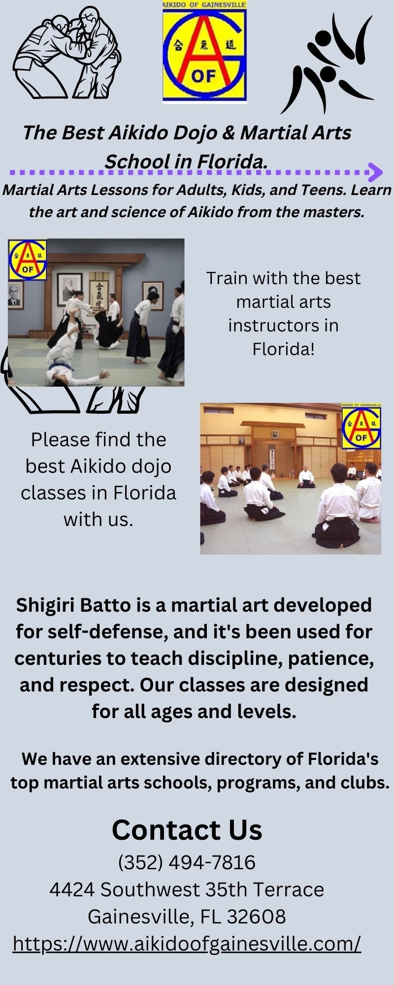 The Best Aikido Dojo & Martial Arts Classes in Florida. - Aikido of ...