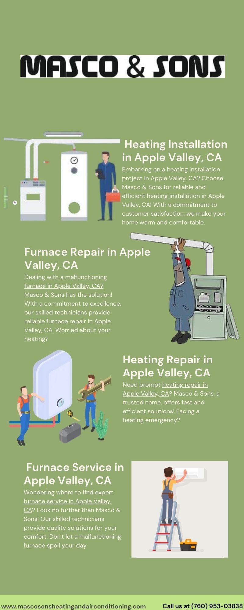 Heating Installation in Apple Valley, CA - Masco & Sons - Medium