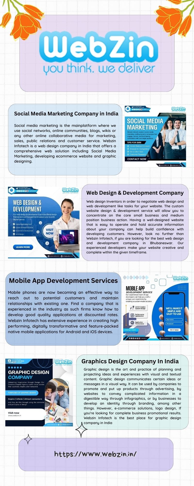 Web Design & Development Company India - Webzin Infotech - Medium