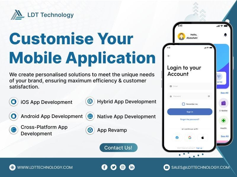 The Power of Custom App Development A Comprehensive Guide | by LDT Technology | Feb, 2024 | Medium