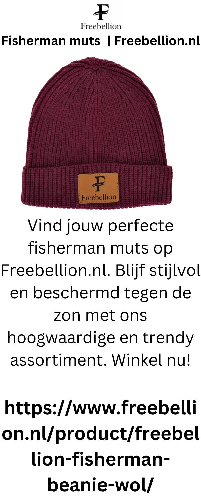 Fisherman muts | Freebellion.nl - freebellion - Medium