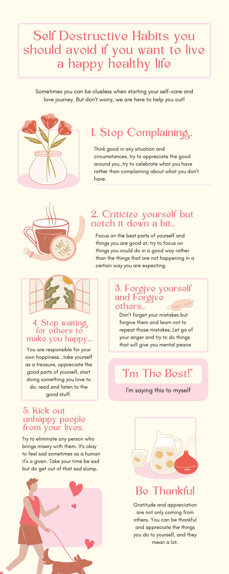 Self Destructive Habits you should avoid if you want to live a happy ...