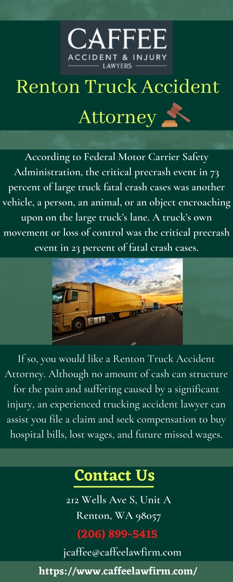 Renton Truck Accident Attorney - Jeffrey Caffee - Medium