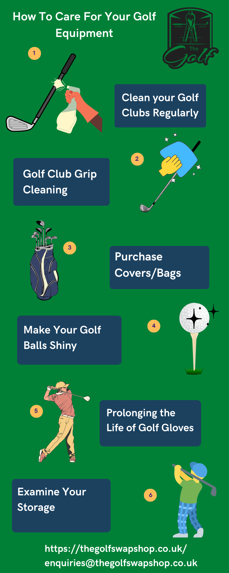 How to Care for Your Golf Equipment - The Golf Swap Shop - Medium