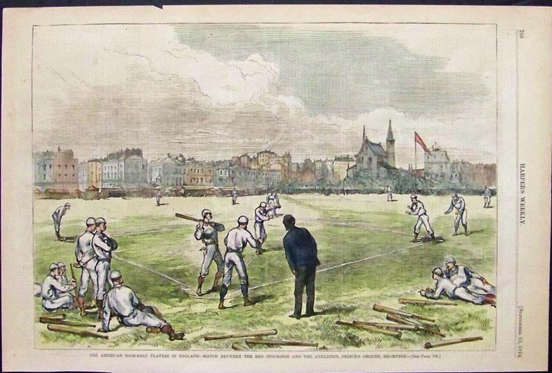 The Game of Base-Ball, 1874. “A run is exceedingly hard to obtain ...