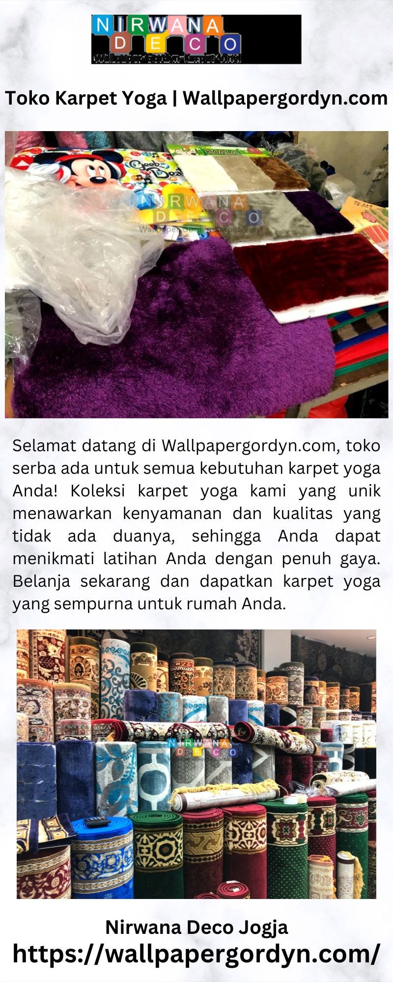 Toko Karpet Yoga | Wallpapergordyn.com - Nirwana Deco Jogja - Medium