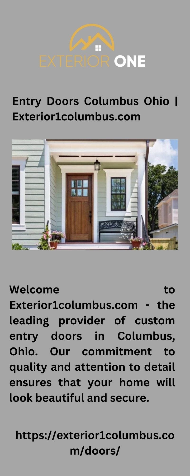 Entry Doors Columbus Ohio | Exterior1columbus.com - Exterior - Medium