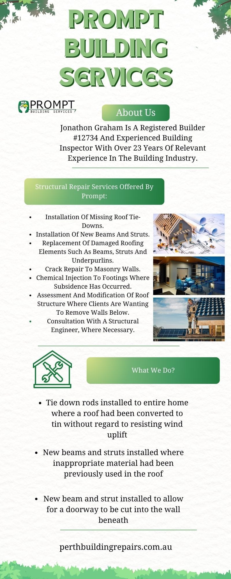 Roof Carpenter Perth WA — Prompt Building Services - Prompt Building ...