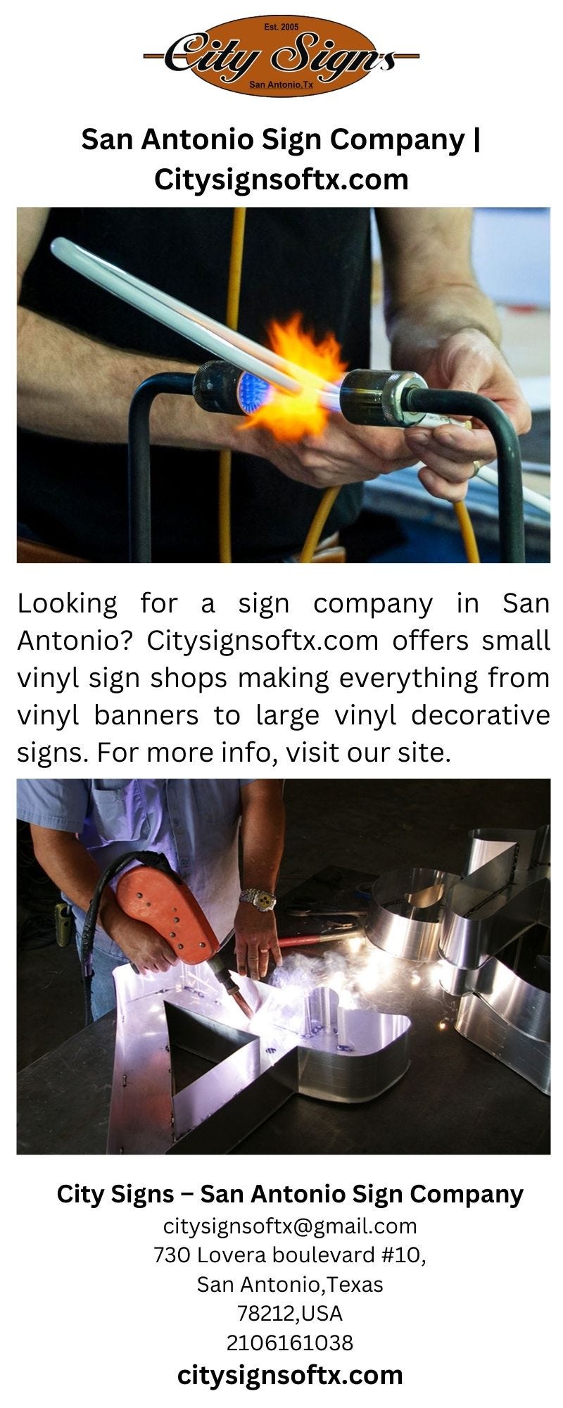 San Antonio Sign Company | Citysignsoftx.com - City Sings - Medium