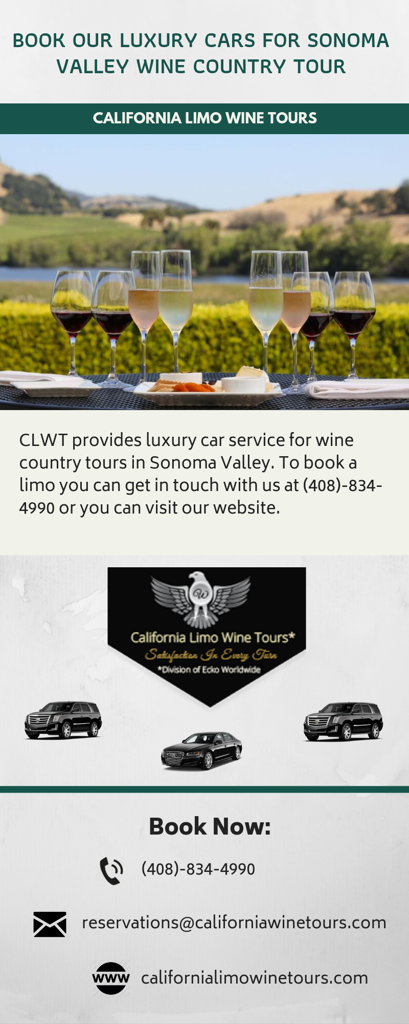 Book Our luxury Cars for Sonoma Valley Wine Country Tour | by ...