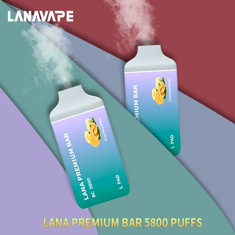 Lana Premium Bar 5800 Puffs Lychee Disposable Vape | by lanavape.com ...