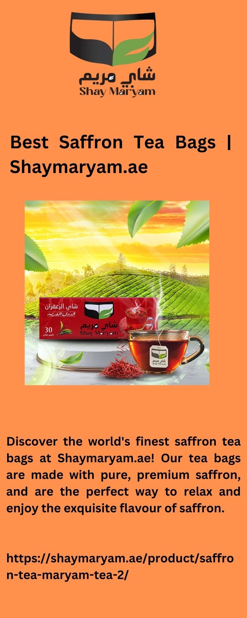 Best Saffron Tea Bags | Shaymaryam.ae - shaymaryam - Medium