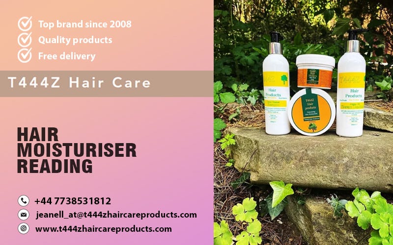 The Use Of Hair Moisturiser And Its Benefits | by T444Z Hair Care | Medium