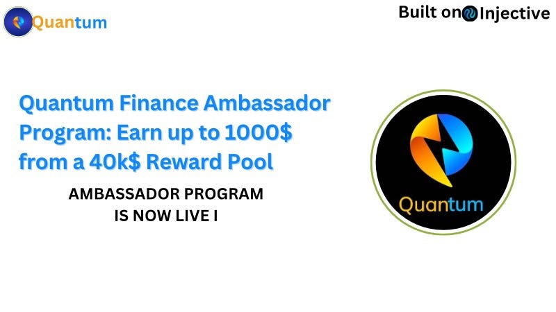 Help Grow Quantum Finance! Earn Rewards Up to $1,000 (from a $40,000 ...