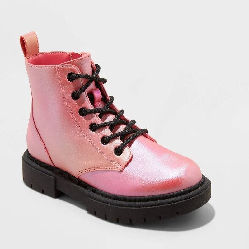 Pink Combat Boots. Step into the world of fashion with a… | by Cory ...