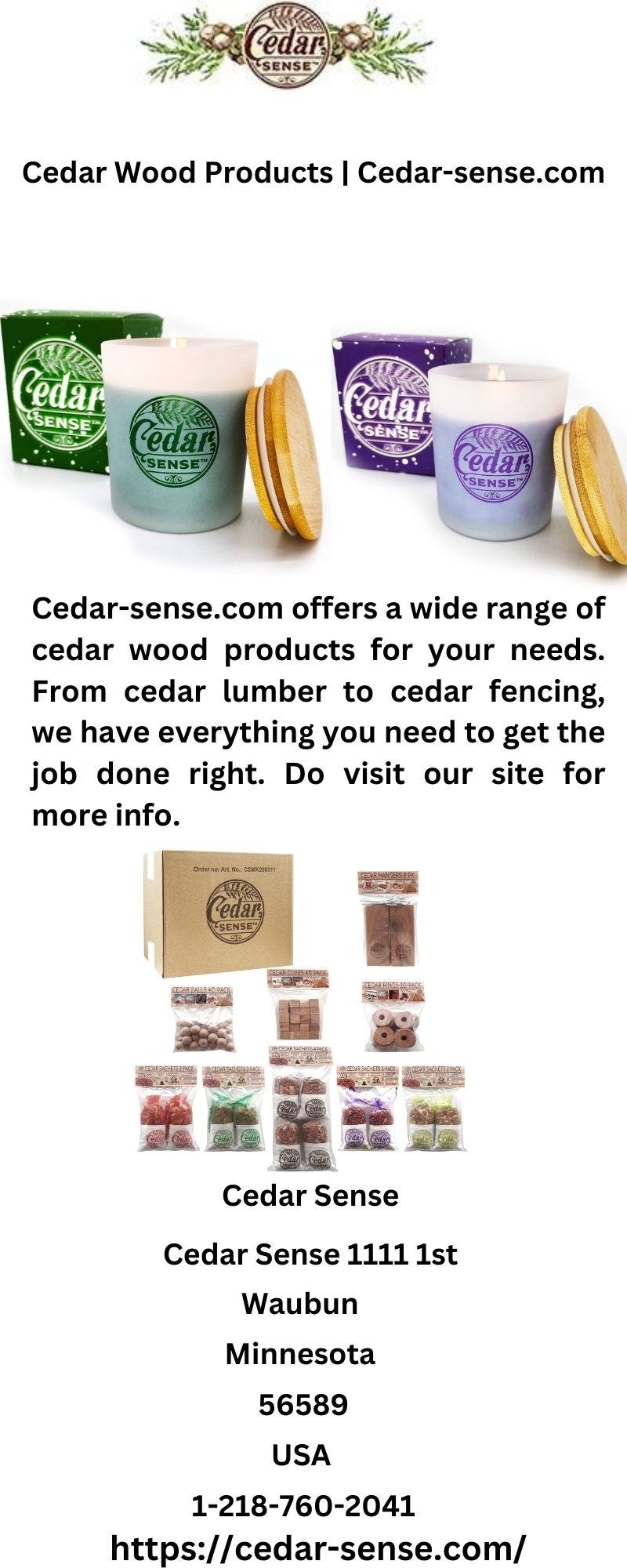 Cedar Wood Products | Cedar-sense.com - Cedar Sense - Medium
