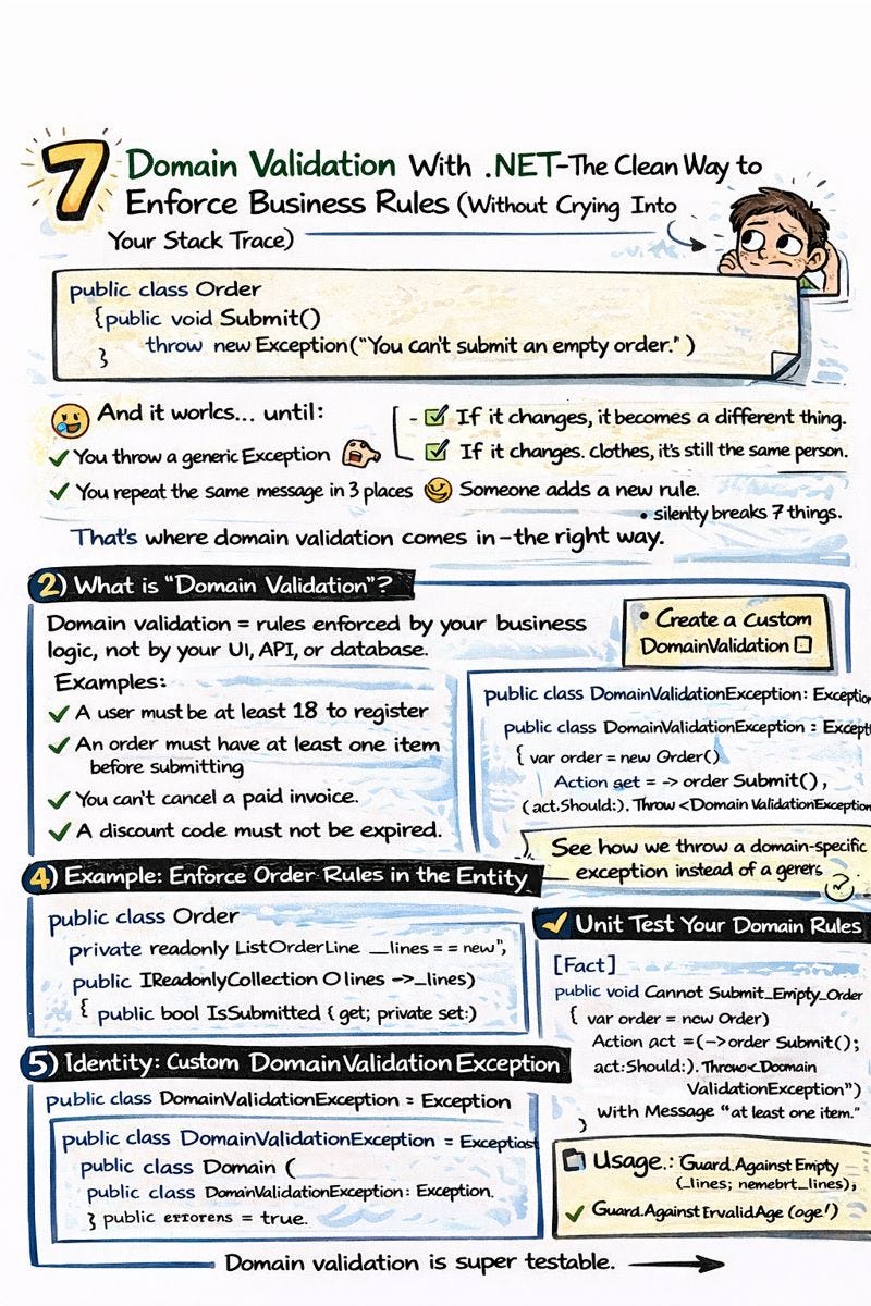 Domain Validation With .NET — The Clean Way to Enforce Business Rules ...