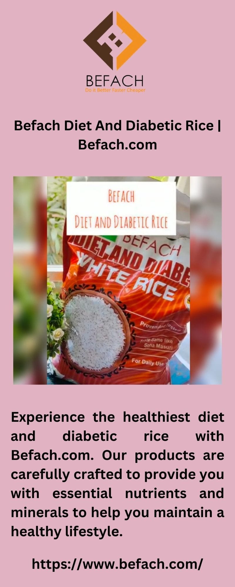 Befach Diet and Diabetic RiceBefach Diet And Diabetic Rice | Befach.com ...