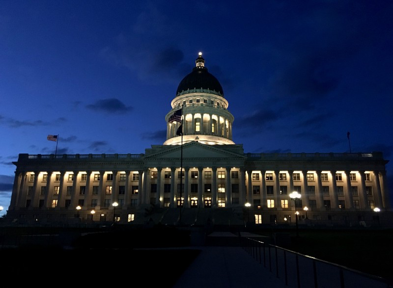 SALT LAKE CITY-. Walking the 1.2 miles from the Utah… | by Thea Holcomb ...