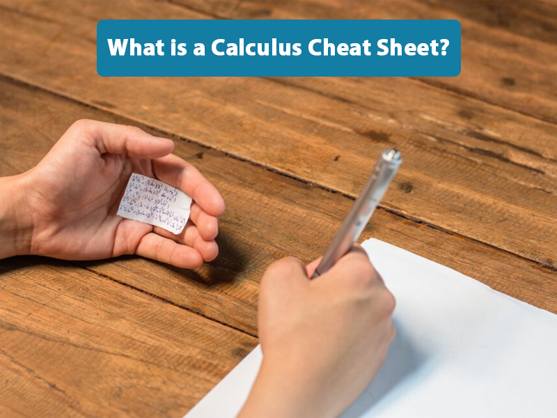 What is The Importance of a Calculus Cheat Sheet? | by Mymathlabanswer ...