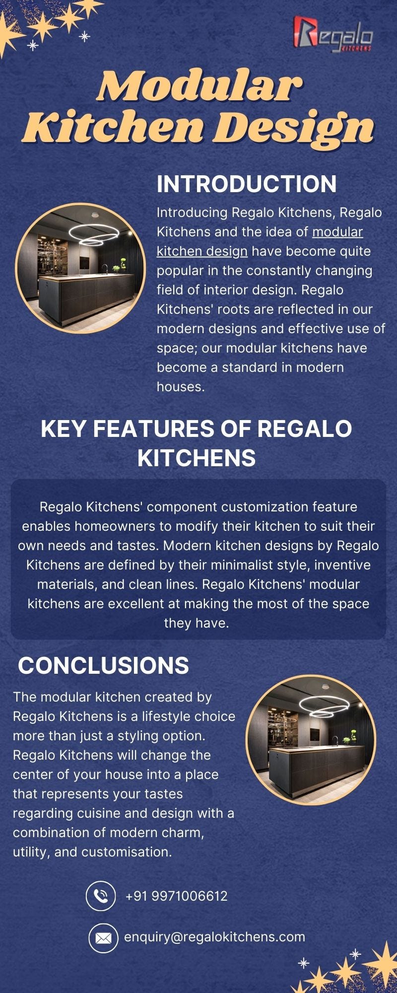 Modular Kitchen Design | Regalo Kitchens - Regalo Kitchens - Medium