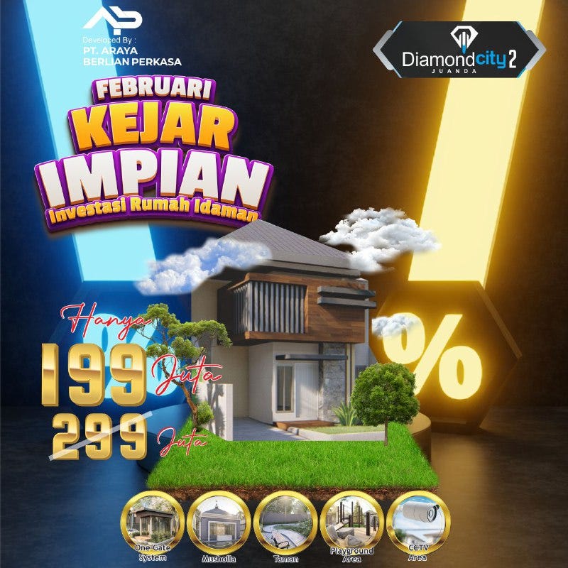 Rumah Dijual Murah di Sidoarjo — NEW LAUNCHING! DIAMOND CITY JUANDA 2 ...