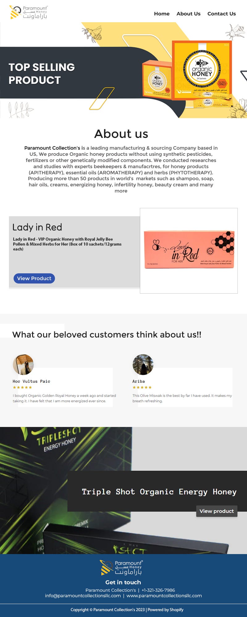 Nurturing Well-being: Paramount Collection’s Premium Honey-Based ...