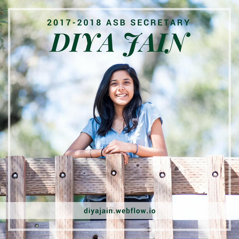 Diya Jain for ASB Secretary. Here are my goals and ideas for the… | by Diya Jain | Medium