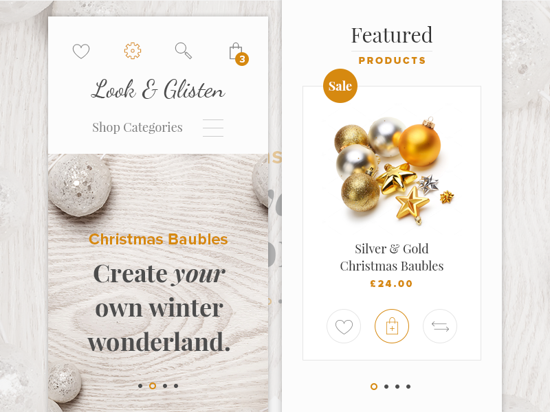 Christmassy app designs. Inspirational Christmas UI designs | by Bianca ...
