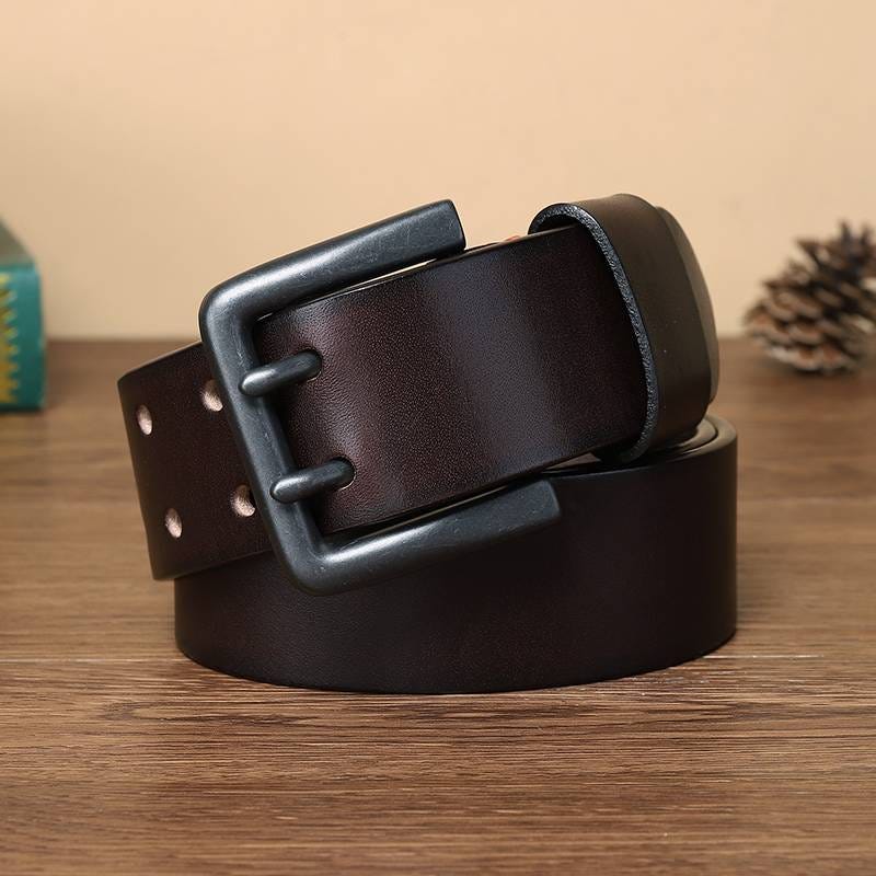 Classic Handmade Double Prong Widen Belt | by Debin Leather | Jun, 2024 ...