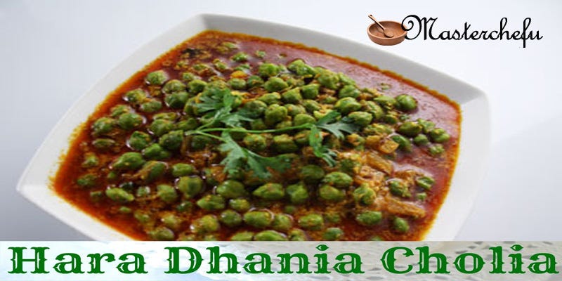 how to make hara dhania cholia veg recipe | by Food Recipes | Medium